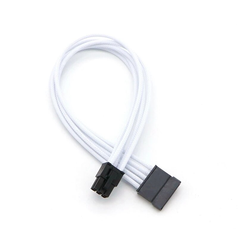 Кабель питания Unyisi 6Pin to Sata 15Pin 40cm, White