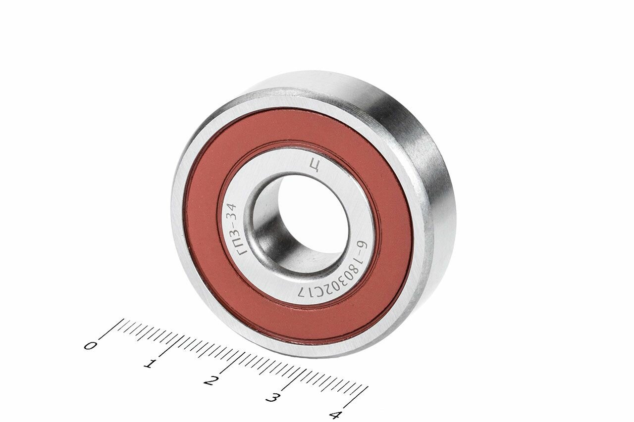 Подшипник шариковый 6302 2RS (6-180302 С17) ГПЗ/СПЗ-4