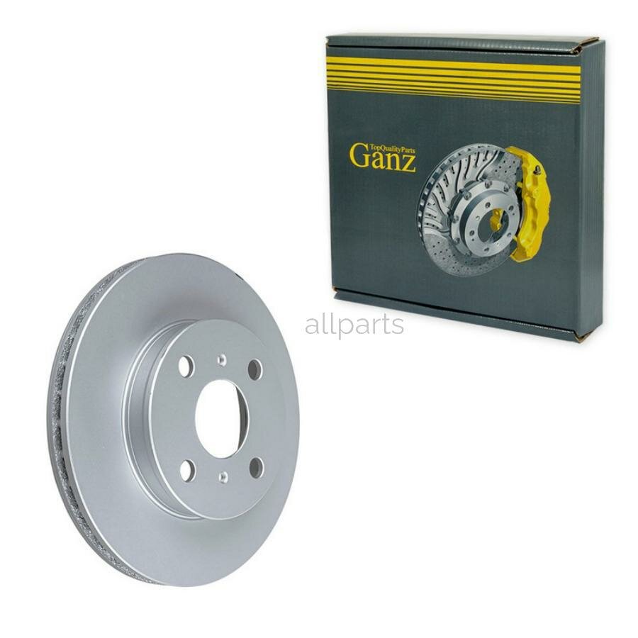 GANZ GIJ10225 Диск тормозной передний с покрытием для TOYOTA COROLLA E10/E11 /VENT D=238MM GANZ GIJ10225