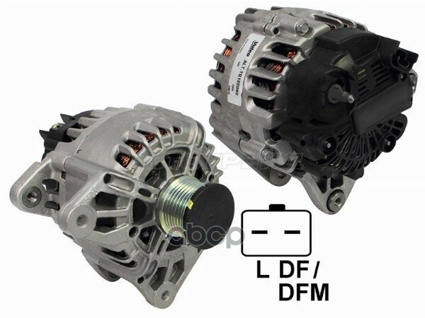 Генератор RENAULT KAPTUR 1.2 13-/DUSTER/DOKKER 1.2/2.0 11- H4B/H5F/F4R 12V 120A (аналог VALEO) Sat арт. ST-231007562RN
