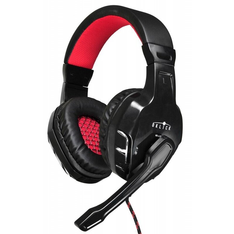 Гарнитура проводная Oklick HS-L320G Phoenix, NO-3000, 20-20000 гц, 105 дб, 32 ом, 1,9 м (359482)