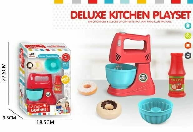Игровой миксер КНР Красный, для кухни, в коробке