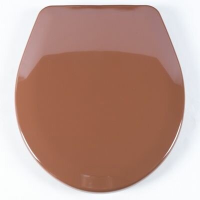Сиденье-крышка для унитаза орио Универсальное, коричневое, полипропилен (К-07-2)