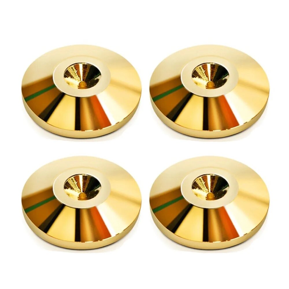Шипы для динамиков медные, Gold, желтые