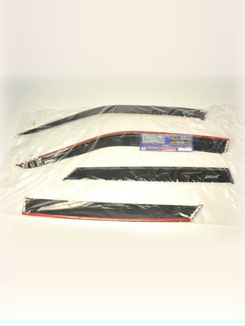 Дефлектор на боковое стекло накладной ВАЗ 2110,2112,2170,2172, оргстекло, AZARD, 4шт