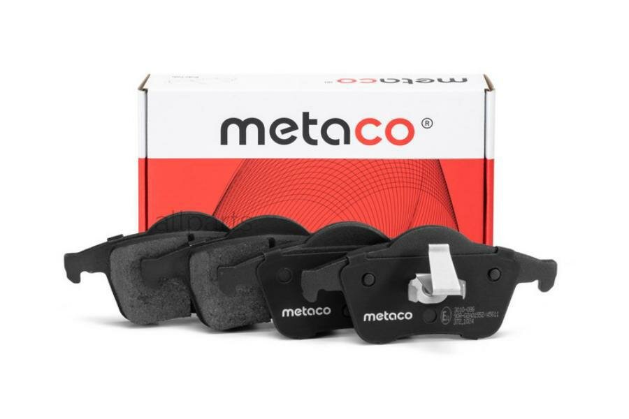 METACO 3010-086 Колодки тормозные задние дисковые к-кт Volvo S80 (1998-2006), Volvo S60 (2000-2009)