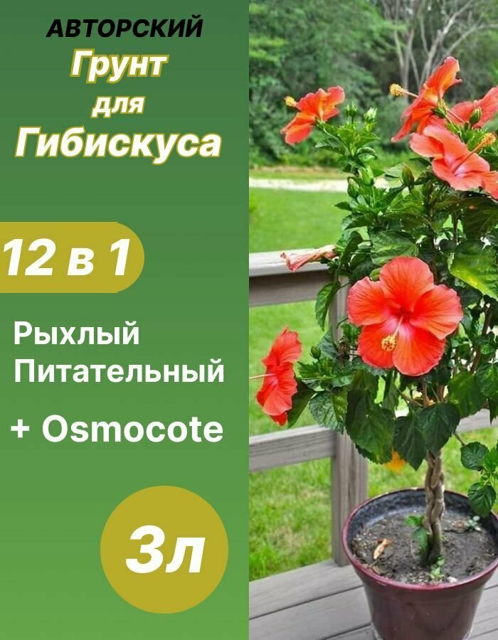 Грунт для Гибискуса 3л готовый