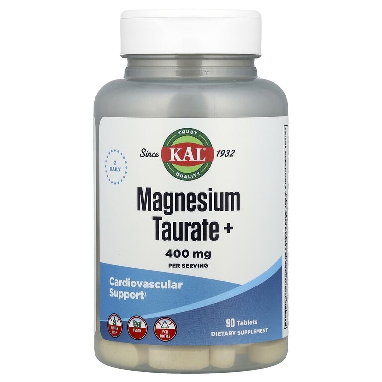 Magnesium Taurate+ (Таурат магния+) 400 мг 90 таблеток (KAL)