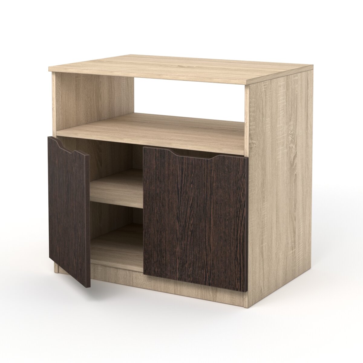 Тумба офисная, Дуб Сонома + Дуб Венге. Производитель товара - компания Westcom.