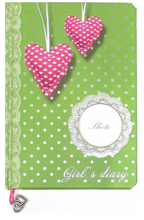 Ежедневник Феникс 30166, А6+, твердая обложка, ляссе, для девочек