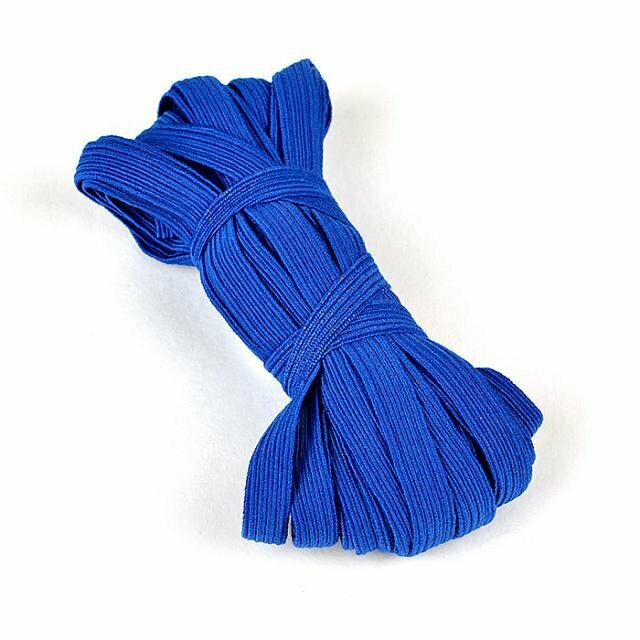 Резинка продёжка 10мм василек 10м С1049