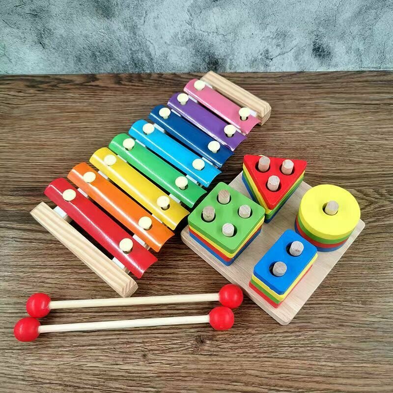 Игрушка Le Meng is Cool "Octave Qin", дерево, для развития, унисекс, 0-3 лет