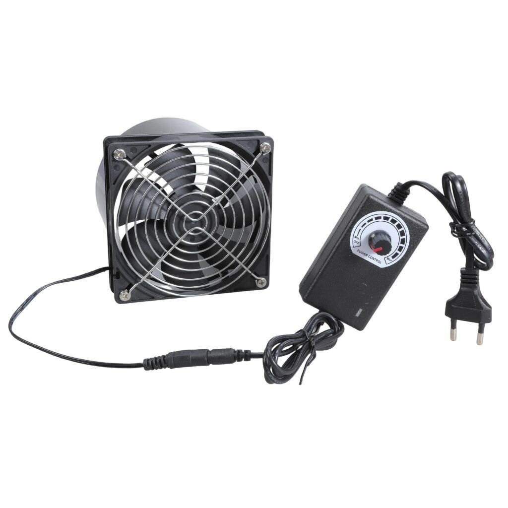 Охлаждающий вытяжной вентилятор европейского стандарта с регулируемой скоростью вращения 12 см
