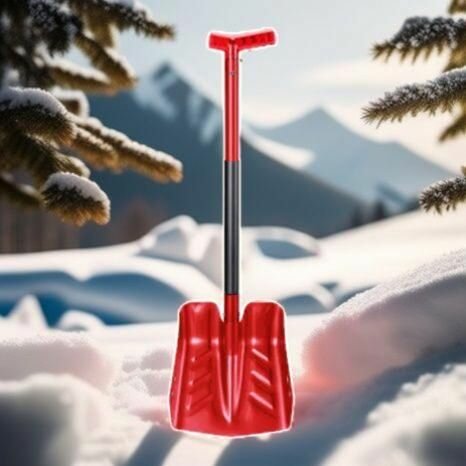 Лопата лавинная ADR Kodiak складная (красная).-.