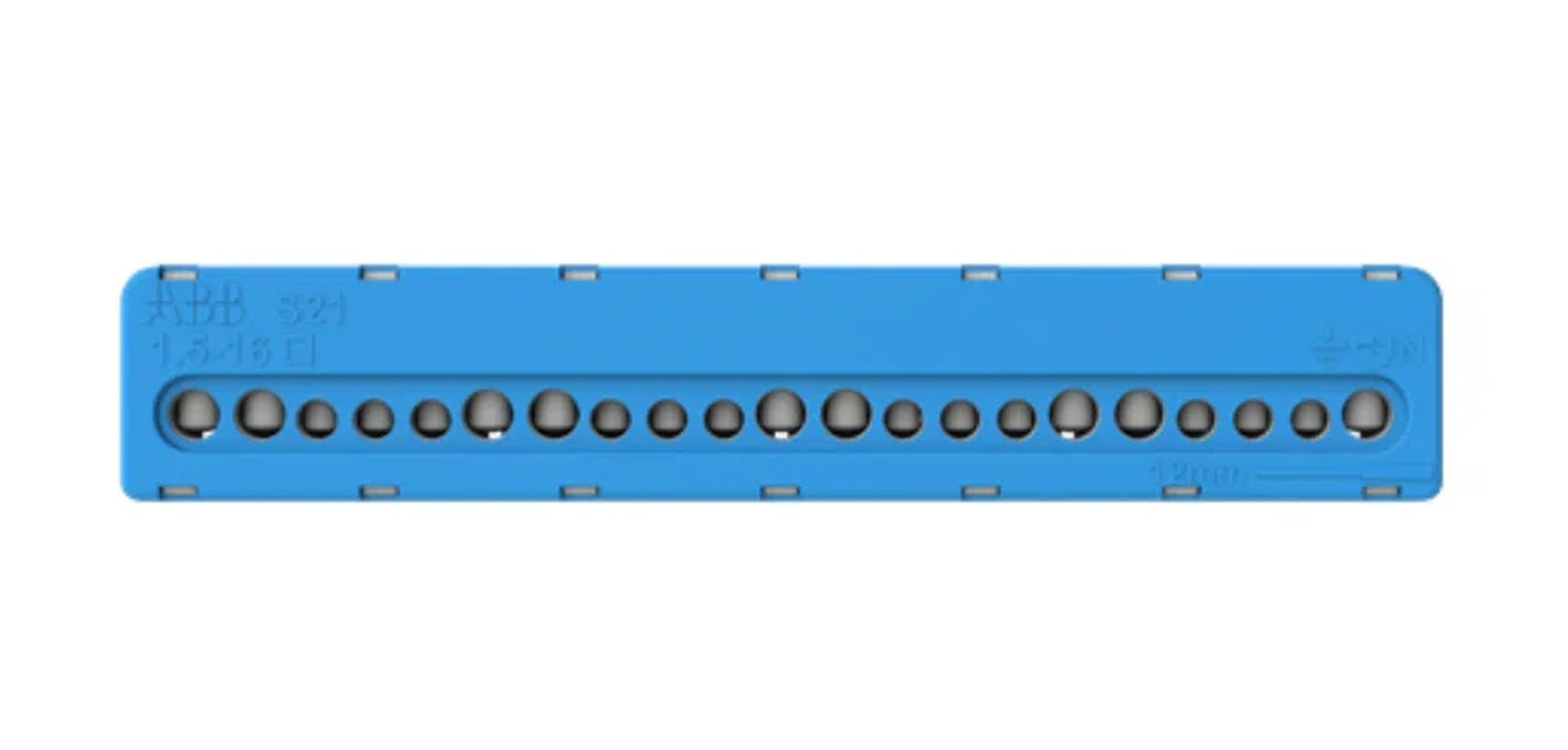 Винтовой клеммник ABB, N9x16-12х6 мм, NK/S21 1SPE007715F0734