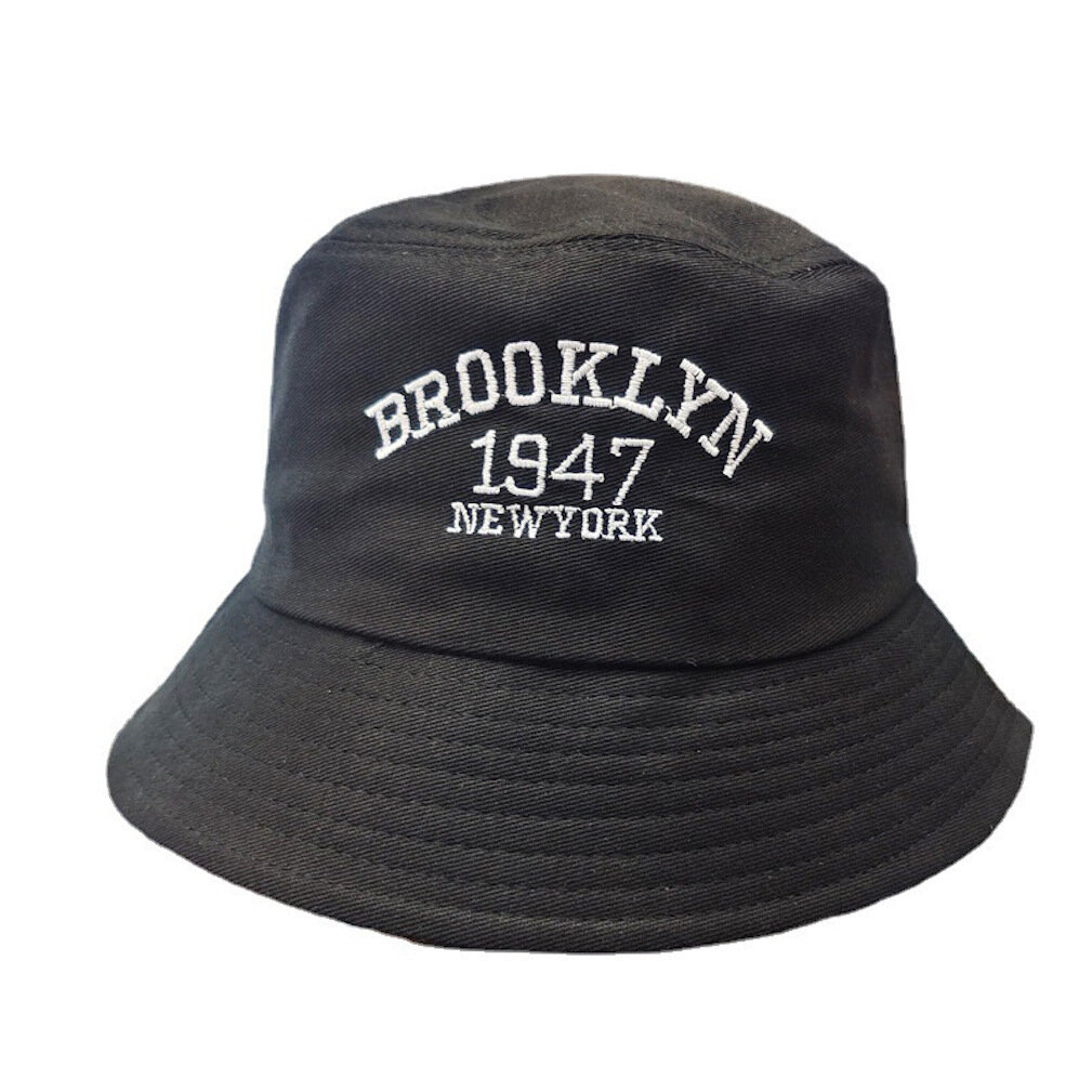 Кепка-ведро унисекс Brooklyns 1947 Солнцезащитные шляпы для женщин, мужчин, подростков, дам, хлопковая складная, упаковываемая рыбацкая шляпа для летних поездок на свежем воздухе, походов, рыбалки, пляжа