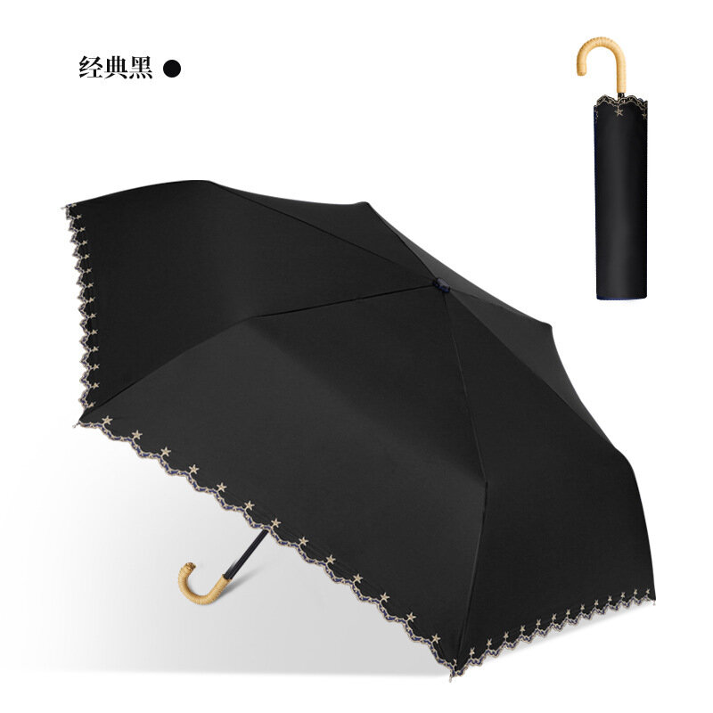 Зонт, виниловый, с защитой от УФ, 28 см x 4 см x 4 см