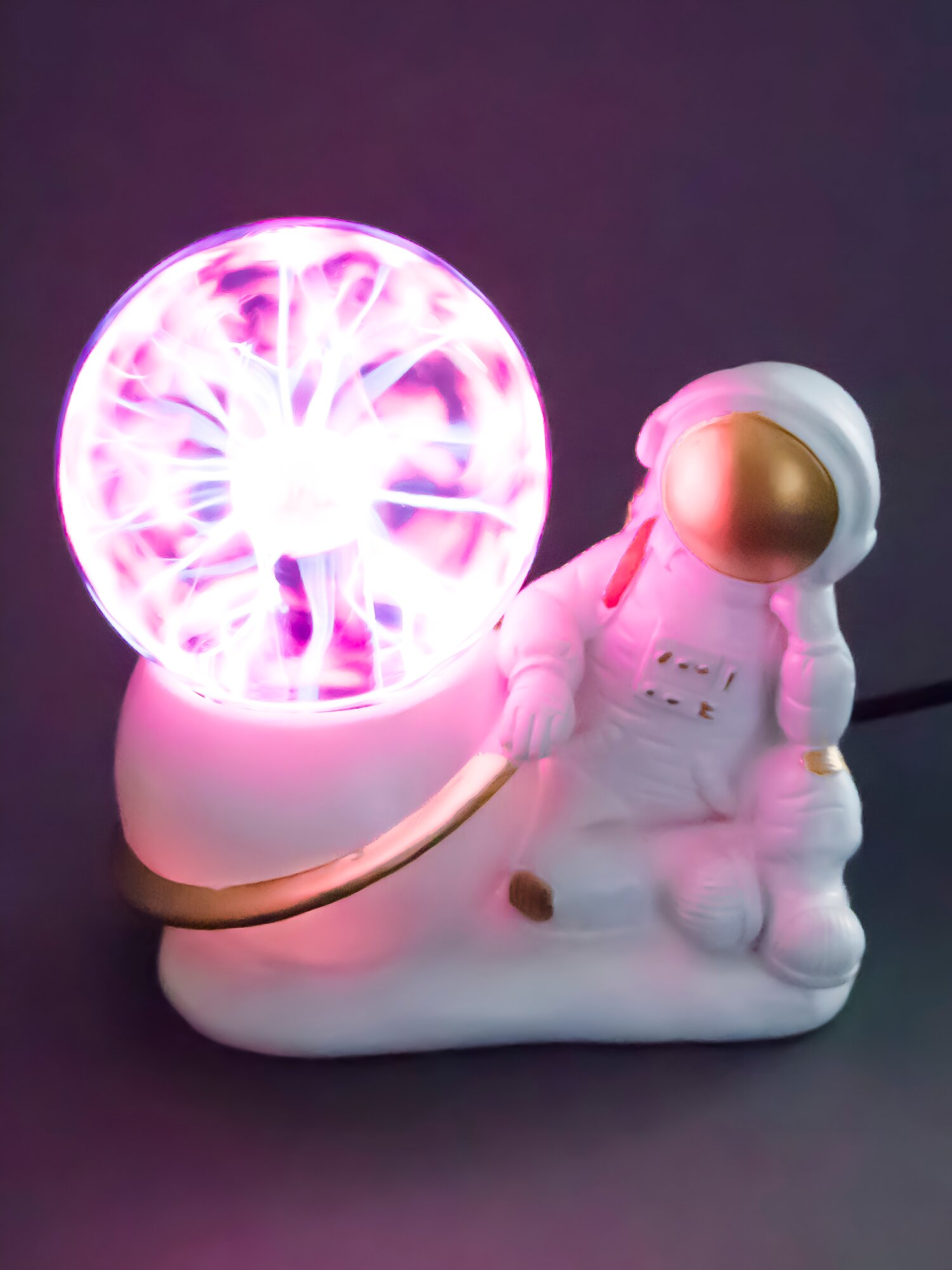 Светильник Плазменный шар "Плазма Plasma Космос N 3" D-10 см, гигантский магический шар с молниями, подарок