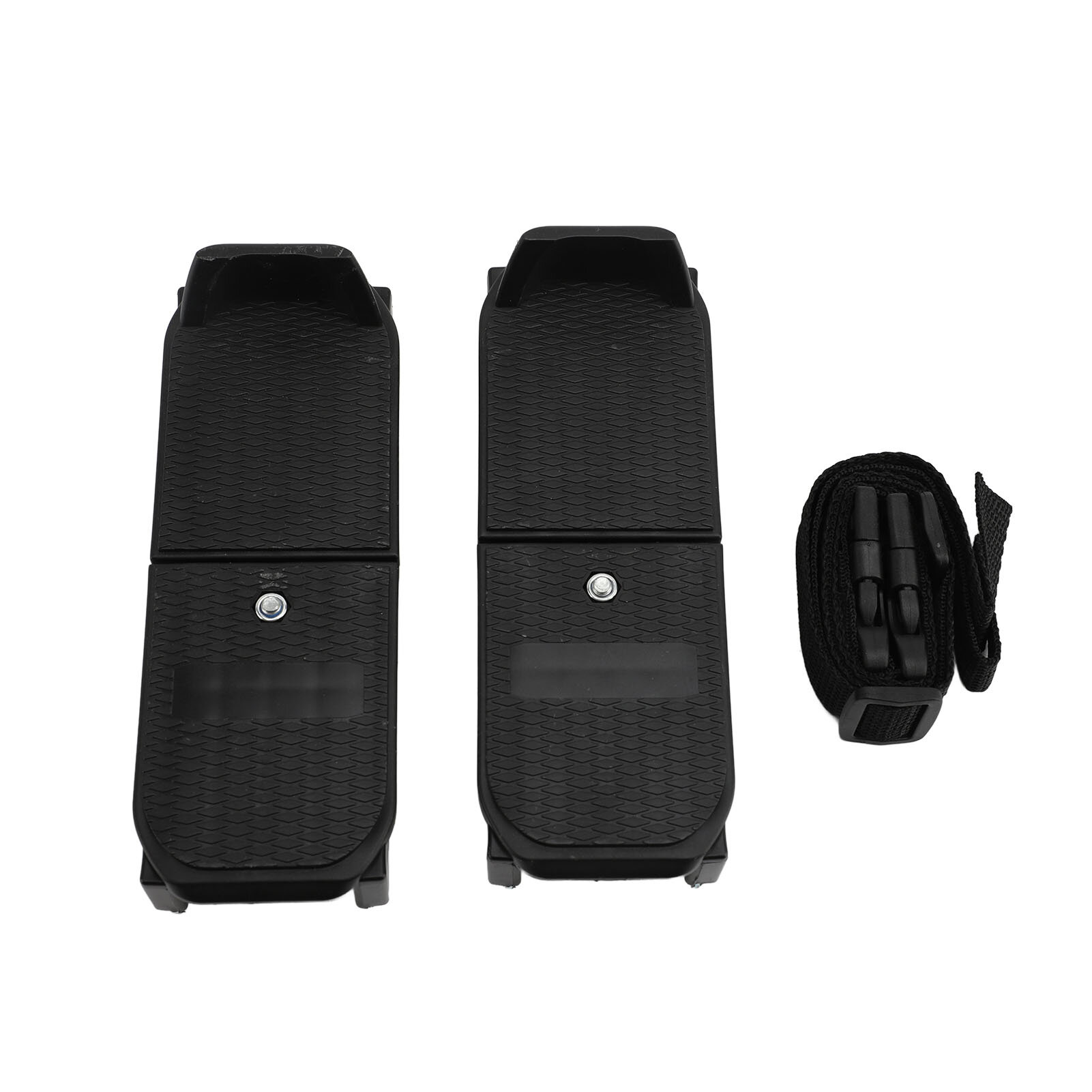 1 Pair Toddler Ice Skate Adjustable Strong Load Bearing High Stability Hook Loop Fastener Strap for Kids Beginner Black