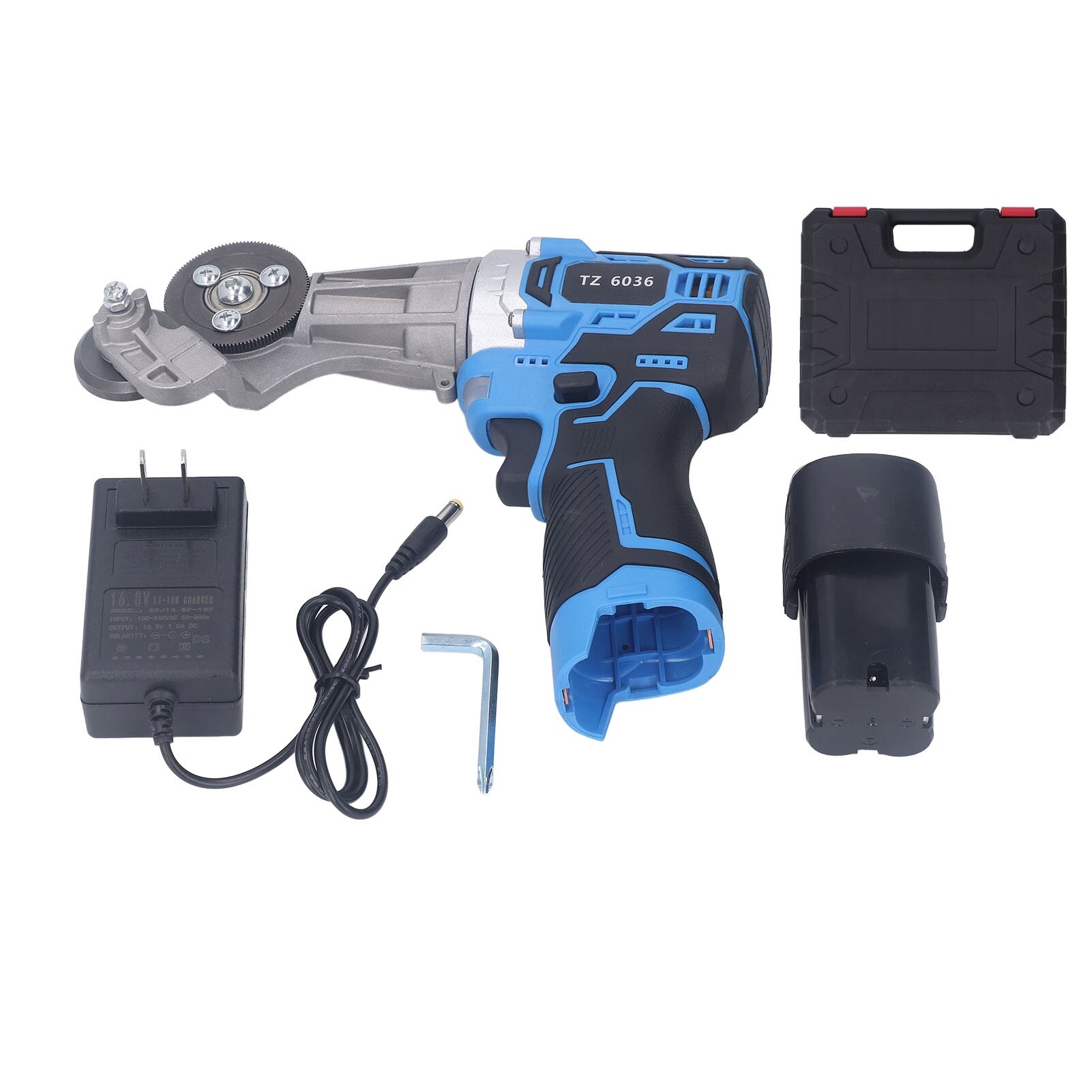 Аккумуляторные листогибочные ножницы 16,8 В, электросверлильный станок для резки листового металла и титана.