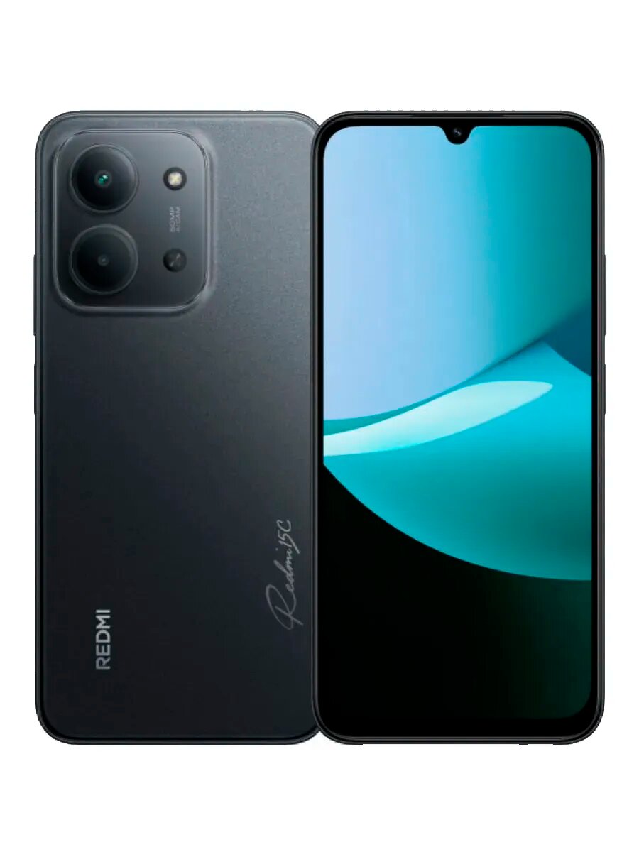 Смартфон REDMI 15C 4+128ГБ, Черный