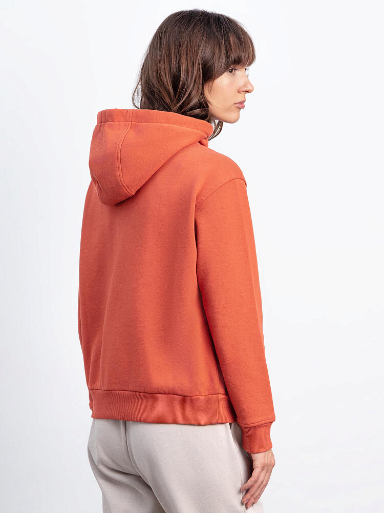 Худи NAPAPIJRI Box Logo Hoodie, 1 шт., размер 44-46, , оранжевый — фото 1