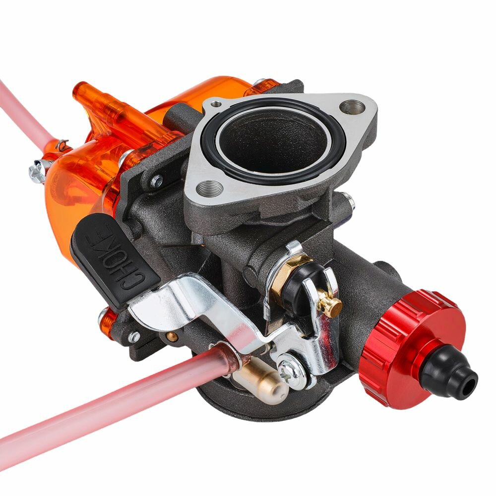 Карбюратор мотоциклетный универсальный 26мм для питбайков/ATV/мотоциклов 110-140cc, алюминий Оранжевый