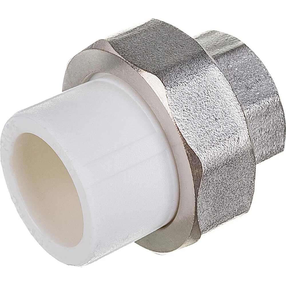 VALFEX Муфта PP-R бел комб разъем 20х1/2 дюйма ВР 10155015 127-0208