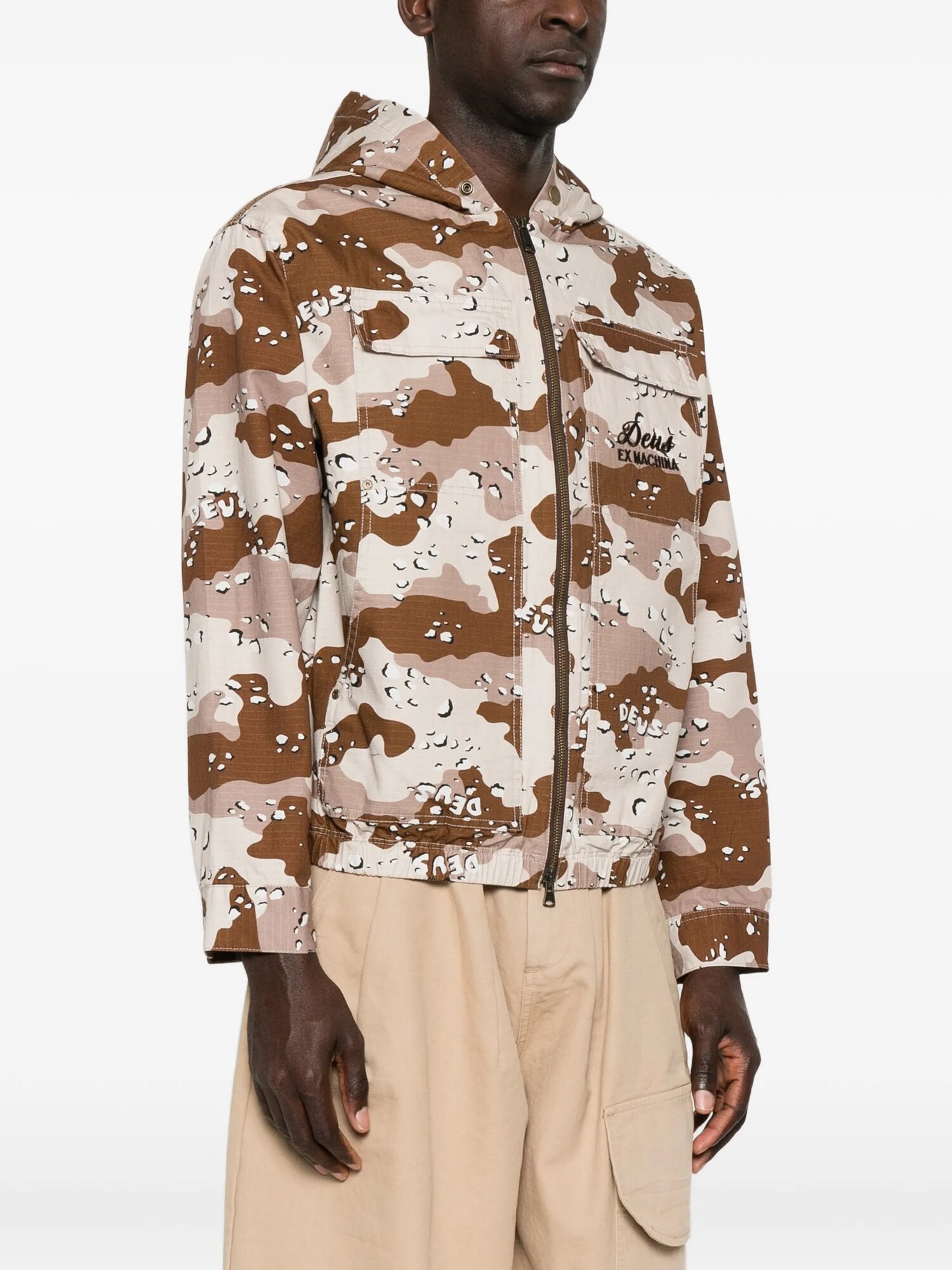 Куртка Deus Ex Machina Camouflage hooded jacket, размер 52 — фото 1