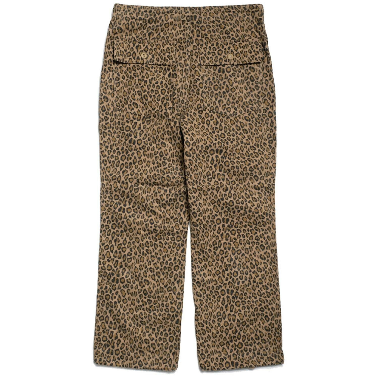 Брюки Needles Брюки Needles String Fatigue Pant - Brushed Sateen, размер S, leopard — фото 1
