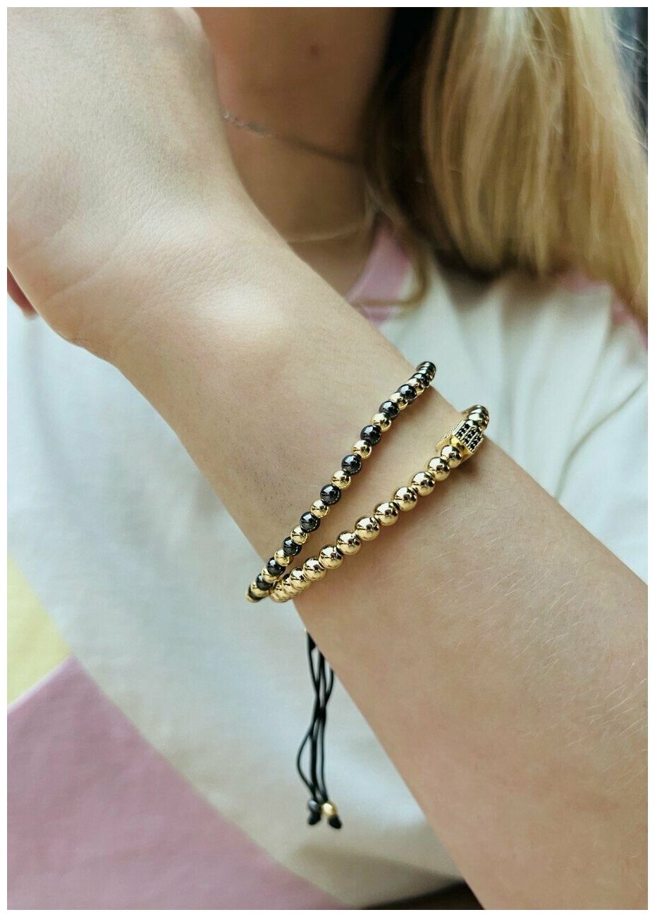 Браслет-нить, металл