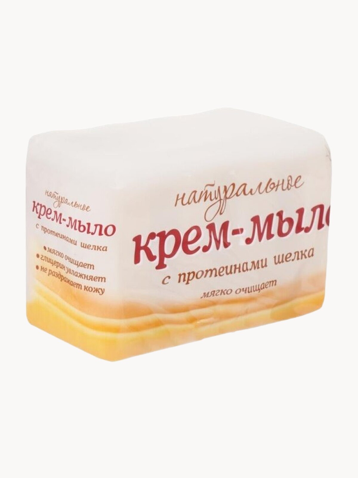 Крем-мыло натуральное Невская Косметика с протеинами шелка, 100 г *4 шт