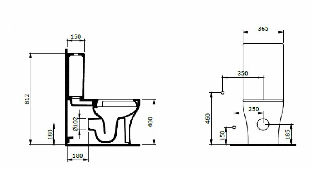 Бачок для унитаза Allen Brau Priority/Infinity 4. XX000.20 белый глянец