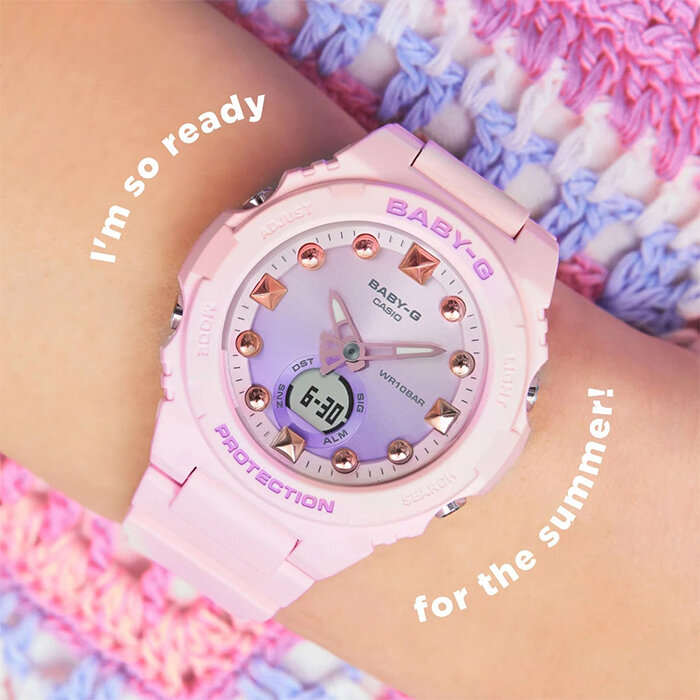 Наручные часы CASIO Baby-G, розовый — фото 1