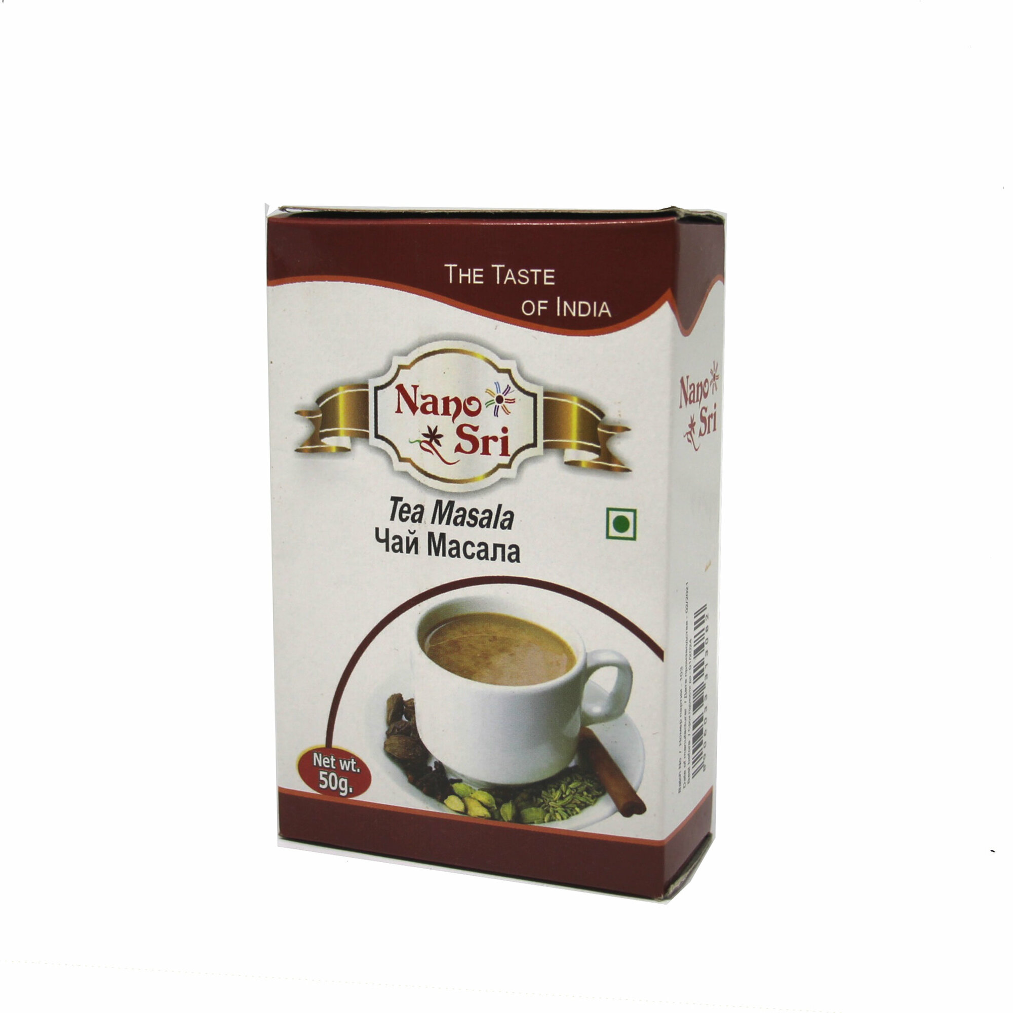 Приправа Чай масала (набор специй для чая) Chai masala Nano Sri (Индия) 50г