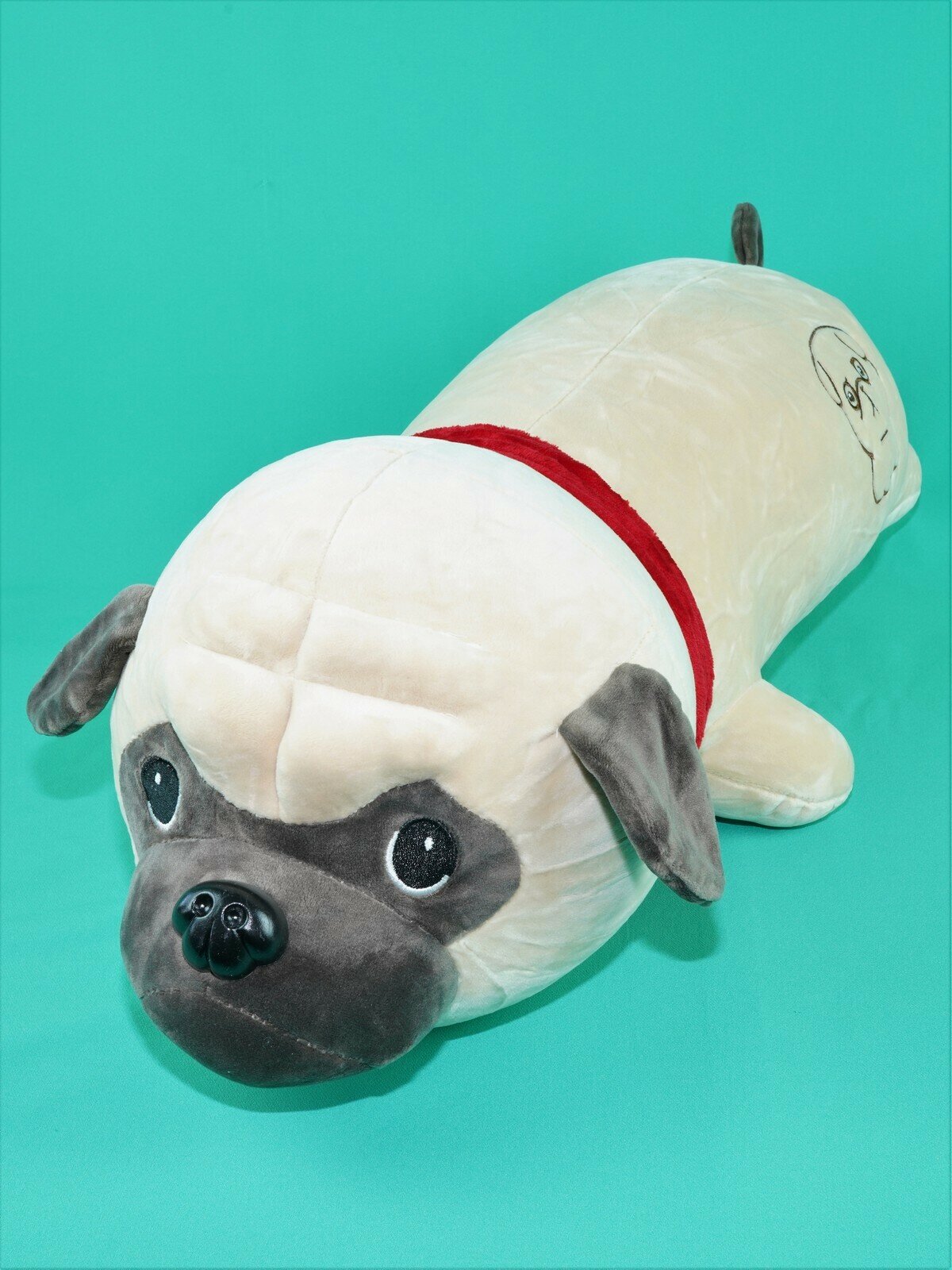 Мягкая игрушка Мопс 60 см.