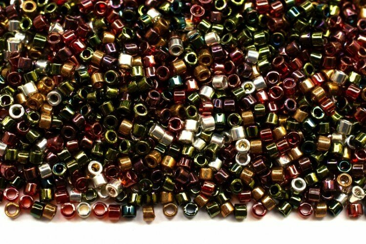 Бисер японский MIYUKI Delica цилиндр 11/0 DB-MIX9071 праздник, 5 грамм