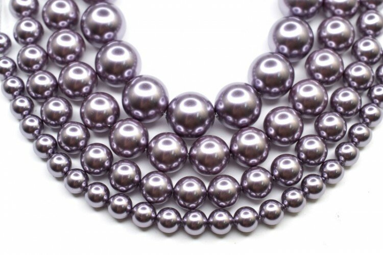 Жемчуг Swarovski 5810 #160 12мм Crystal Mauve Pearl, 5810-12-160, 1шт
