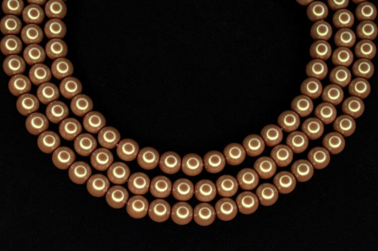 Жемчуг Preciosa Maxima, цвет pearlescent pink, 5мм, 704-038, 10шт