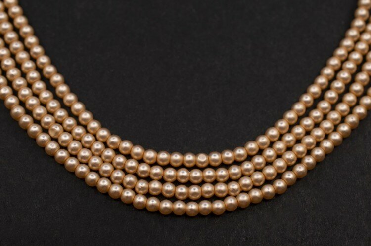 Жемчуг Preciosa, цвет 70114 матовый молочный, 2мм, 10шт