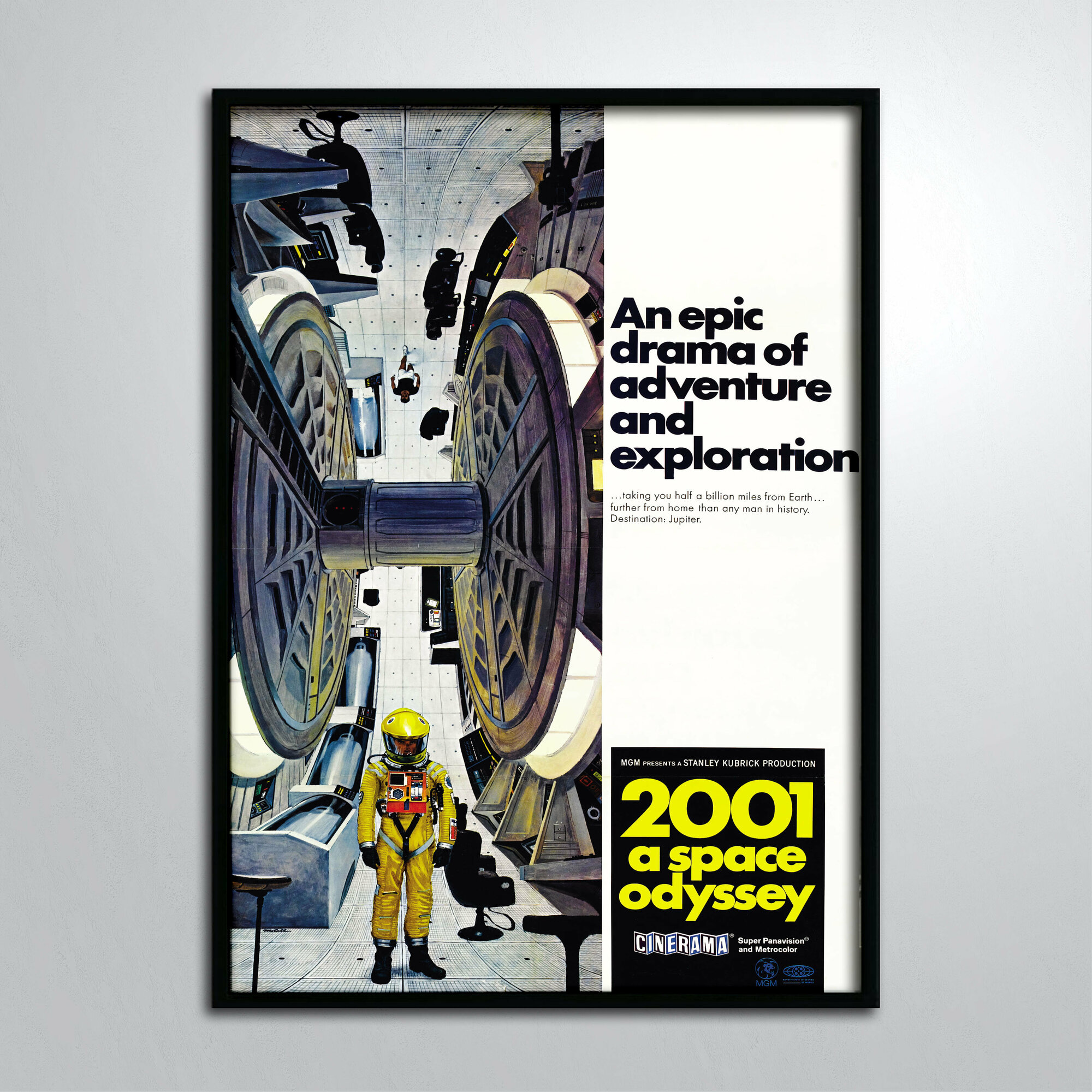 Постер без рамы/Стэнли Кубрик 2001 год Космическая одиссея Винтаж 2001: A Space Odyssey