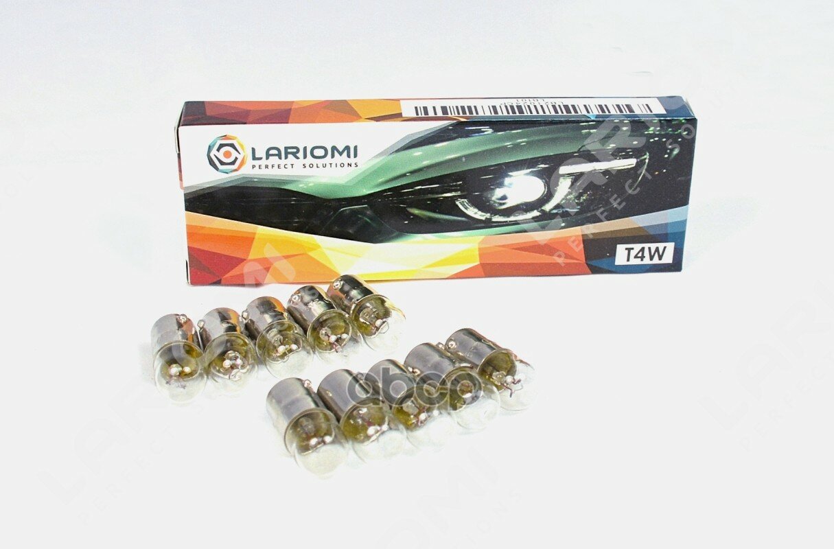 Лампа накаливания T4W 12V 4W BA9S LARIOMI арт. LB21024CP