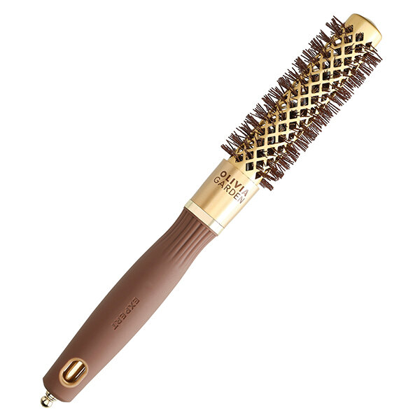 Термобрашинг для укладки волос керамический + ион Expert Blowout Shine Wavy Bristles Gold&Brown 20 мм.