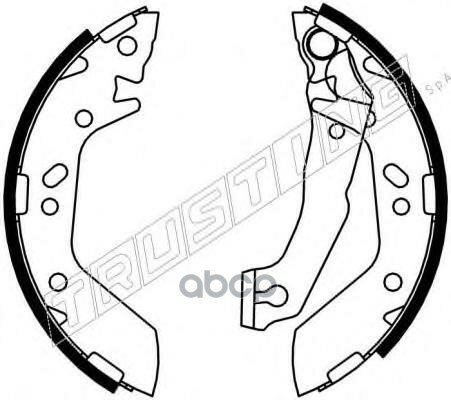 К-т бараб. тормоз. колодок Hyundai Accent (2000-) Trusting арт. 046205