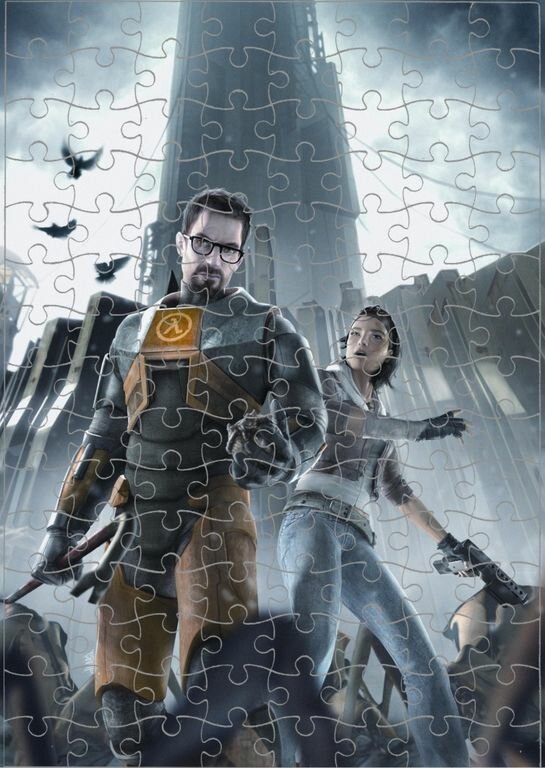 Пазл Half-Life, Халф Лайф №10, А4