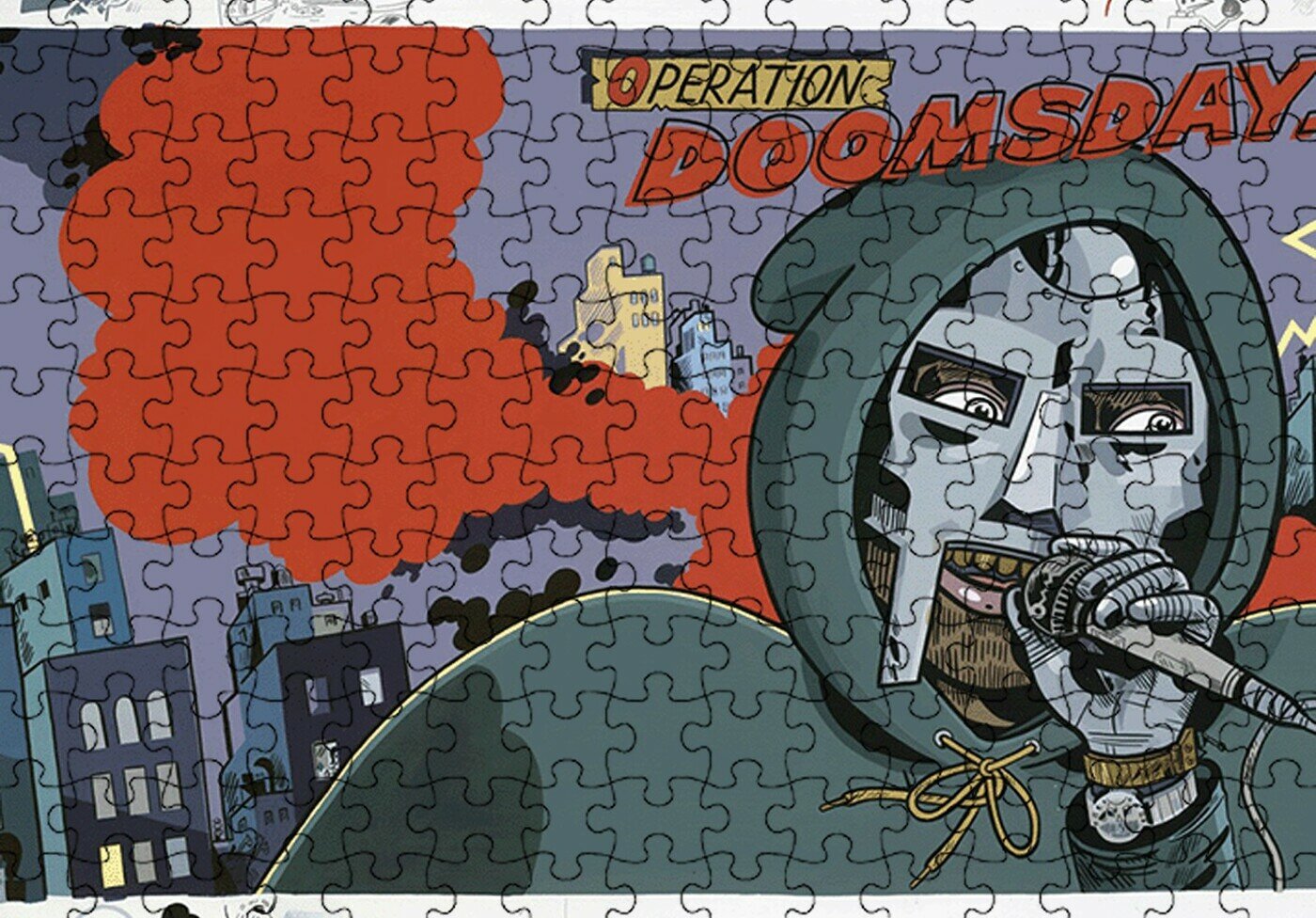 Пазл картонный А3: модель MF DOOM - 400
