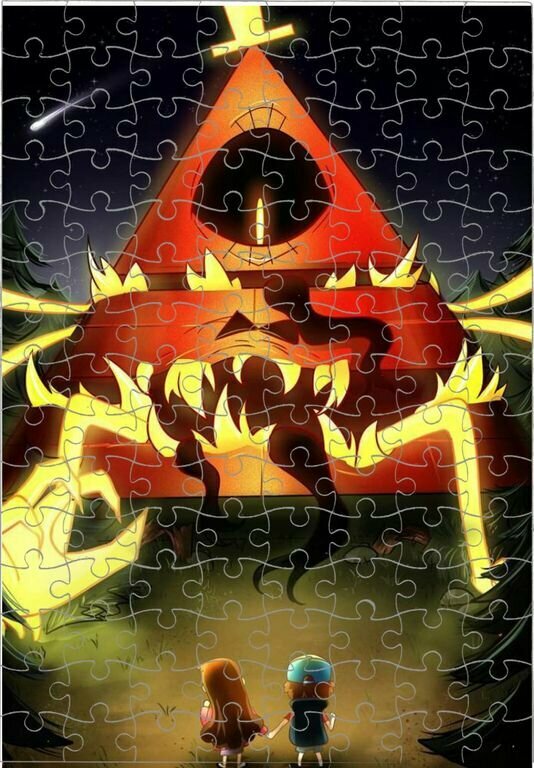 Пазл красный Билл №65