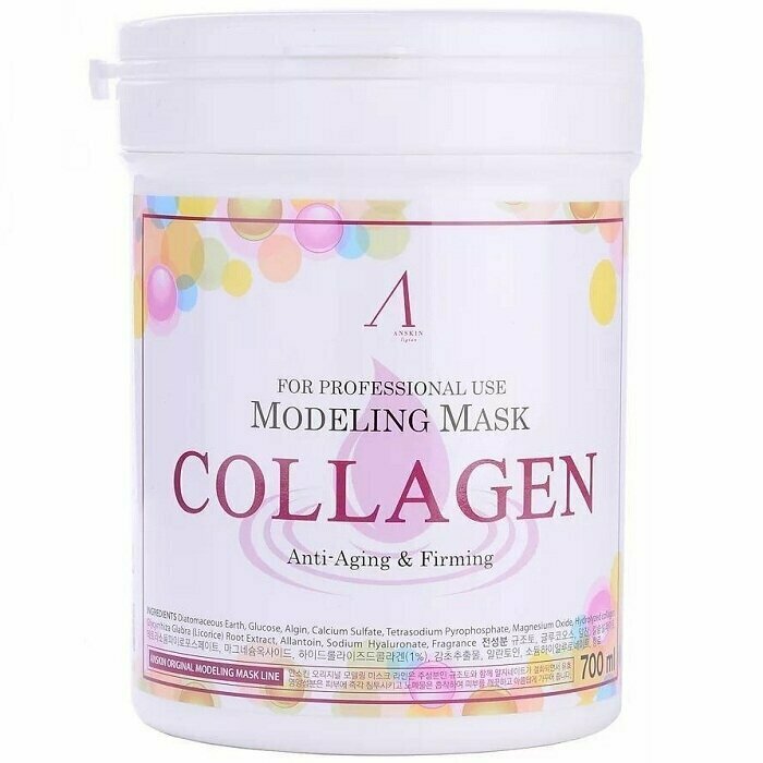 Anskin Маска для лица Modeling Mask Collagen, альгинатная, 240 г.