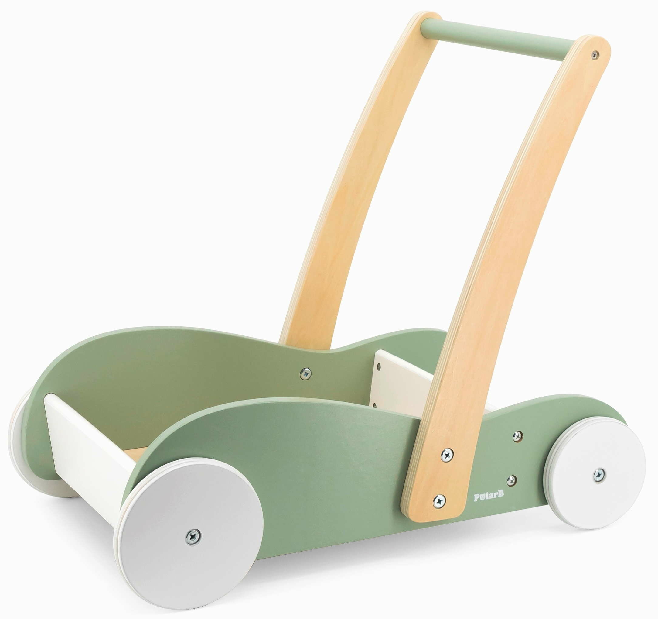 Каталка зеленая в коробке