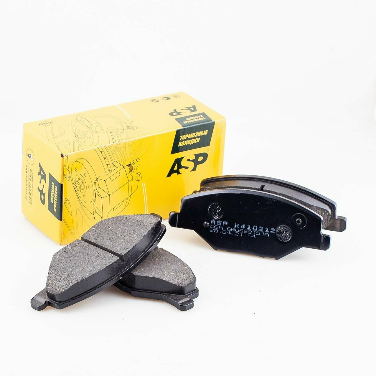 Колодки тормозные дисковые ASP арт. k410212